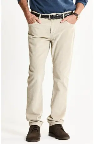 JACHS Stretch Corduroy 5-pocket Pants - Ivory