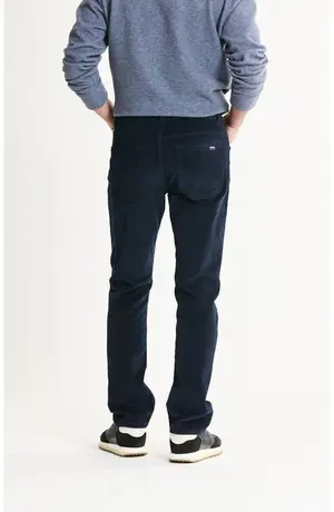 JACHS Stretch Corduroy 5-pocket Pants - Navy