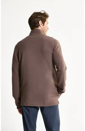 JACHS Soft Touch Fleece Full Zip - Chocolate
