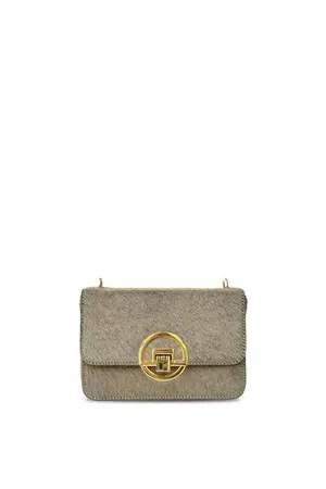 APATCHY LONDON The Tilly Hair-on Leather Bag Sand