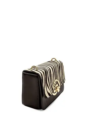 APATCHY LONDON The Tilly Hair-on Leather Bag - Zebra