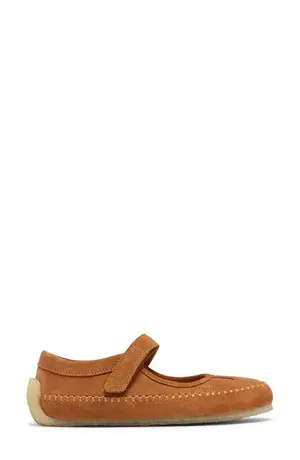 Clarks Tor Low Bar Mary Jane Flat - Ginger Suede