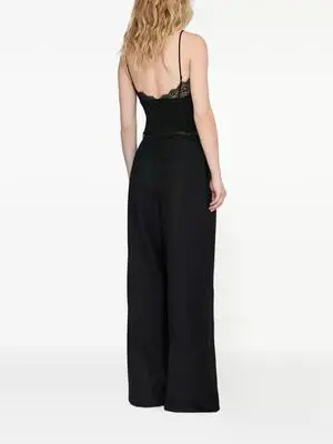 ANINE BING Tina Lace-trim Tank Top
