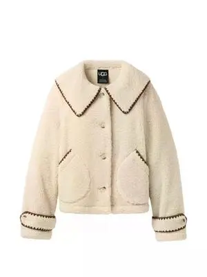 UGG Nikia Blanket-stitch Jacket - Neutrals