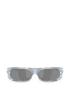 Oakley Highland Rectangle-frame Sunglasses Silver