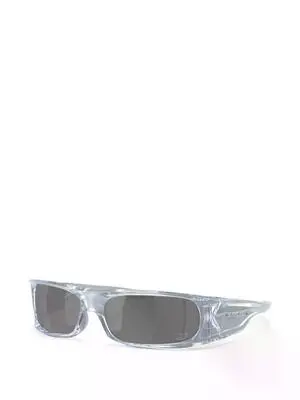 Oakley Highland Rectangle-frame Sunglasses - Silver