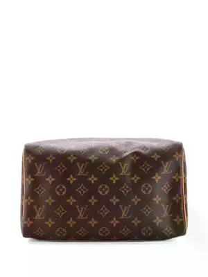 LOUIS VUITTON Speedy Handbag Monogram Canvas 30 Satchel