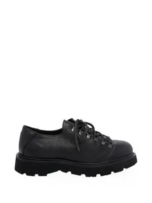 PAWELK'S Lace-up Leather Derby Shoes
