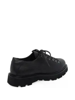 PAWELK'S Lace-up Leather Derby Shoes
