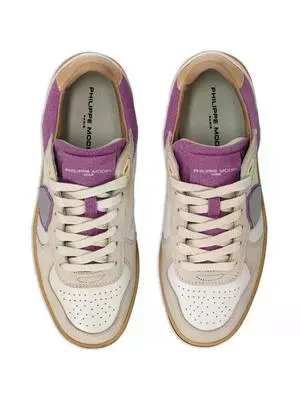 Philippe Model Leather Low-top Sneakers - Neutrals