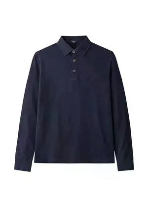 TOMBOLINI Long-sleeve Polo Shirt - Blue
