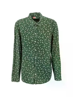 MSGM 2015 Paisley-pattern Star-print Shirt
