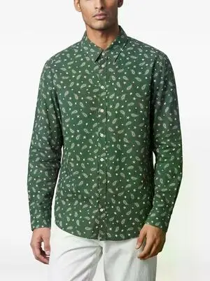 MSGM 2015 Paisley-pattern Star-print Shirt