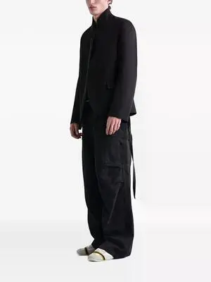 Fendi High-neck Flap-pocket Jacket
