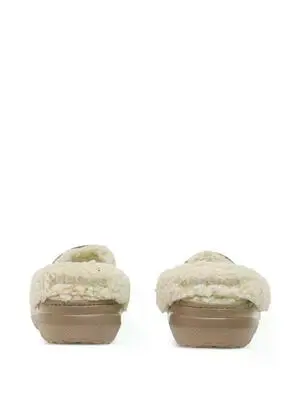 CROCS Classic Fleece-lined Clogs - Neutrals