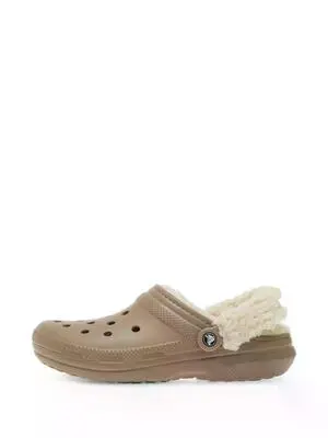 CROCS Classic Fleece-lined Clogs - Neutrals
