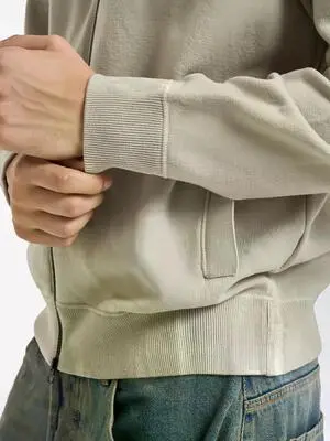 Stone Island Compass-patch Zip-fastening Hoodie