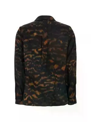 Momoni Abstract-print Silk-blend Shirt