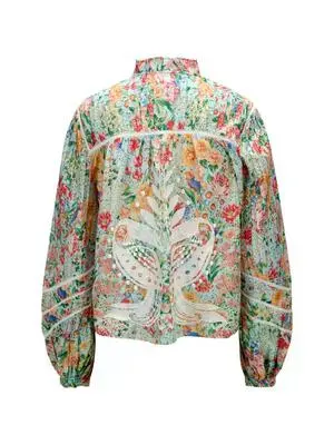 Farm Rio Rendeira Cutwork Blouse