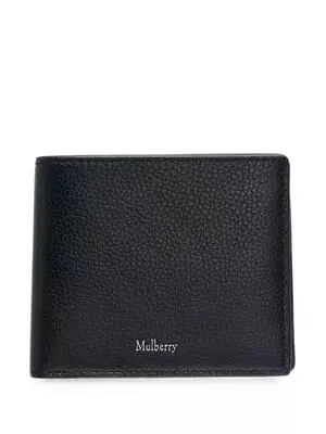 Mulberry Grained Leather Wallet - Black