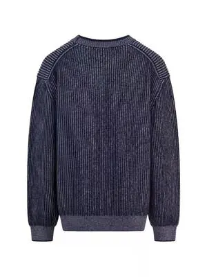 Paul & Shark Ribbed-knit Crew-neck Sweater