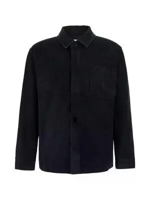 Saint Laurent Cassandre Overshirt In Cotton Linen Garbardine