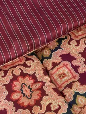 Etro Mosaic-motif Quilted Cushion