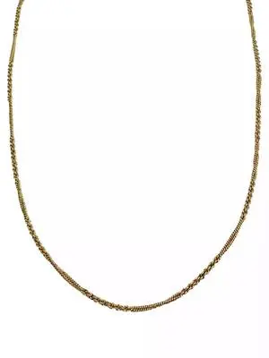 MADISON MAISON 1970s Twisted-link Chain Necklace - Gold