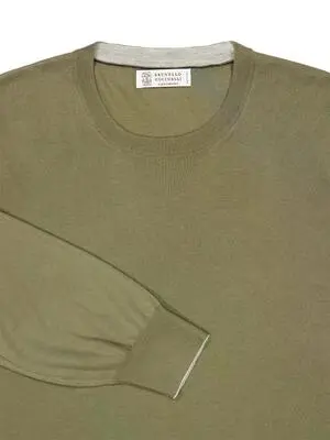 Brunello Cucinelli Crew-neck Ribbed-trim Sweater