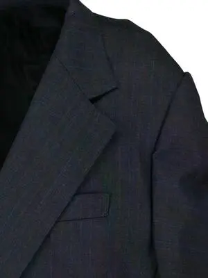 Junya Watanabe Pinstripe-pattern Cape-style Jacket