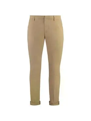 DONDUP Stretch-cotton Chino Trousers - Neutrals