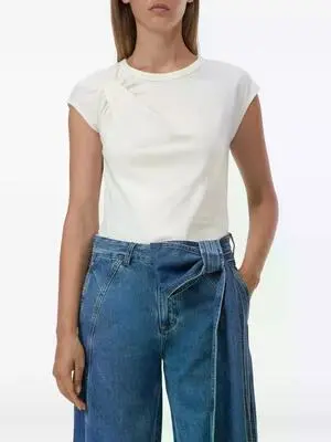 Closed Round Neck T-shirts For Women