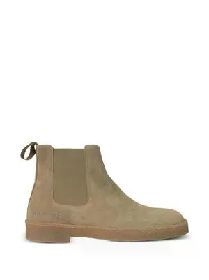 COMMON PROJECTS Suede Chelsea Boots - Brown