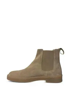 COMMON PROJECTS Suede Chelsea Boots - Brown