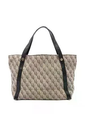 Bottega Veneta 2007-2011 Bv Monogram Jacquard Tote Shoulder Bag