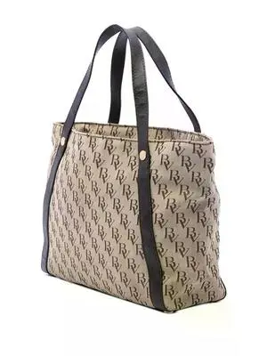 Bottega Veneta 2007-2011 Bv Monogram Jacquard Tote Shoulder Bag