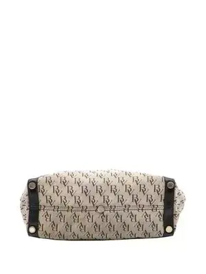 Bottega Veneta 2007-2011 Bv Monogram Jacquard Tote Shoulder Bag