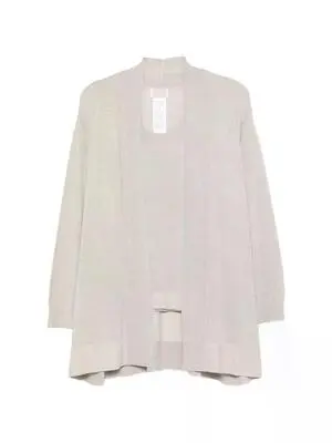 Marina Rinaldi Metallic-effect Knitted Cardigan