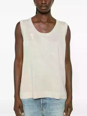 Marina Rinaldi Metallic-effect Knitted Cardigan
