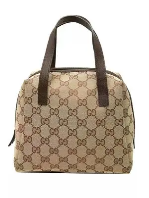 Gucci 2000-2015 Mini Gg Canvas Balthus Tofu Bag Handbag - Neutrals