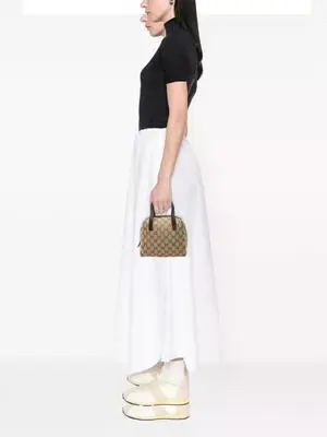 Gucci 2000-2015 Mini Gg Canvas Balthus Tofu Bag Handbag - Neutrals