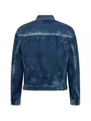 Dsquared2 Distressed Oversized Denim Jacket