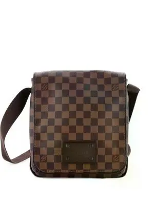 LOUIS VUITTON Brooklyn Handbag Damier Pm Crossbody Bag - Brown