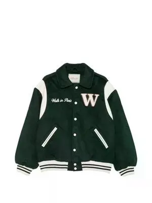 WALK IN PARIS Logo-patch Panelled Jacket