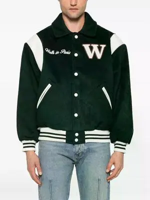 WALK IN PARIS Logo-patch Panelled Jacket