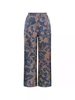 Malìparmi Sweet Foliage Flared Trousers