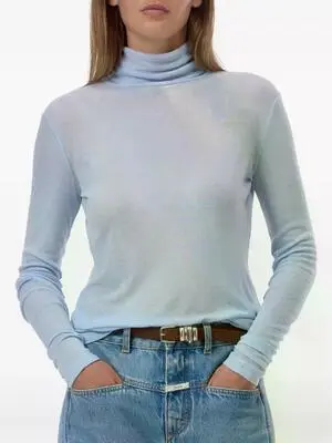 Closed Roll-neck Long-sleeve T-shirt