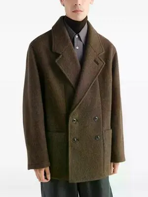 LEMAIRE Double-breasted Felted Coat