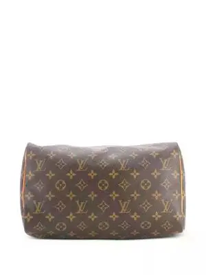 LOUIS VUITTON Speedy Handbag Monogram Canvas 30 Satchel