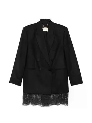 Zimmermann Lace-trim Double-breasted Blazer